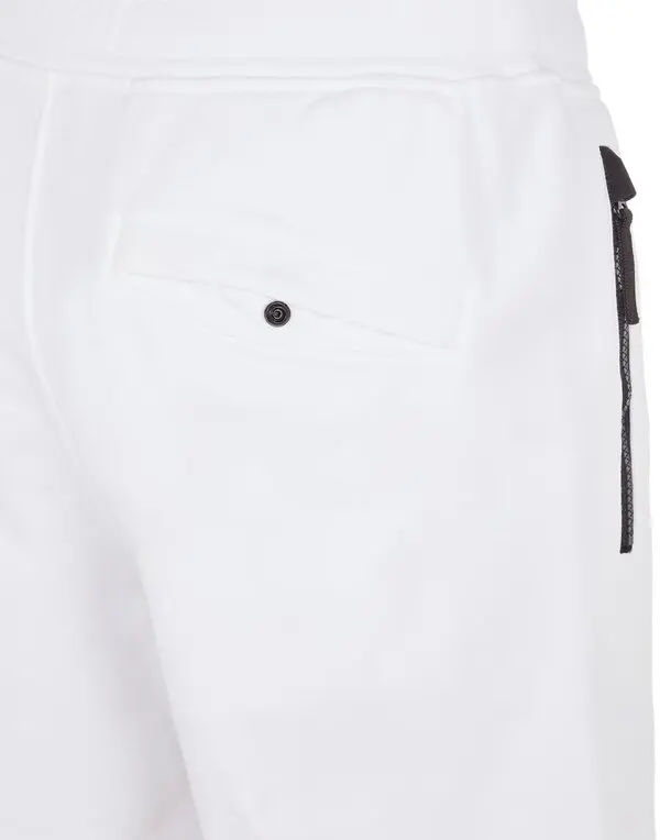 Stone Island Logo Printed Elasticated Waist Shorts