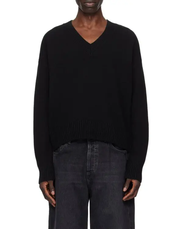 Ami V-neck Wool-cashmere Jumper