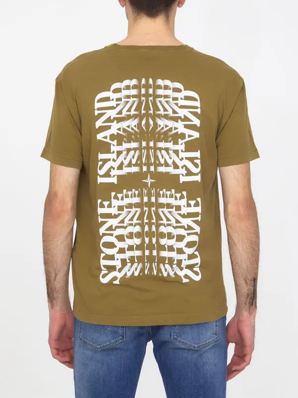 Stone Island Logo-print Cotton T-shirt