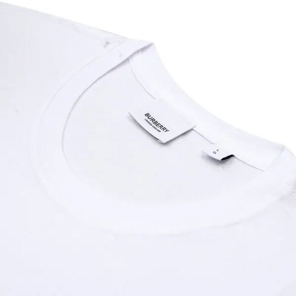 Burberry Letter Pattern T-shirt - White