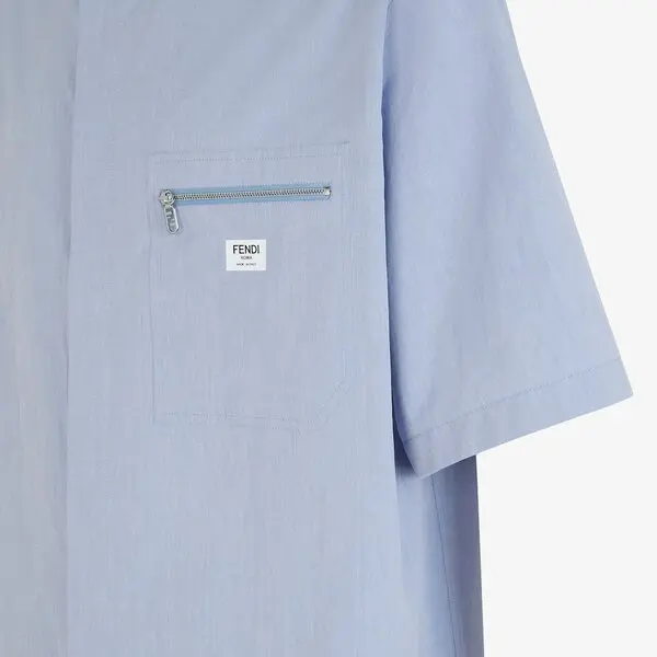 Fendi Logo Printed Short Sleeved Shirt