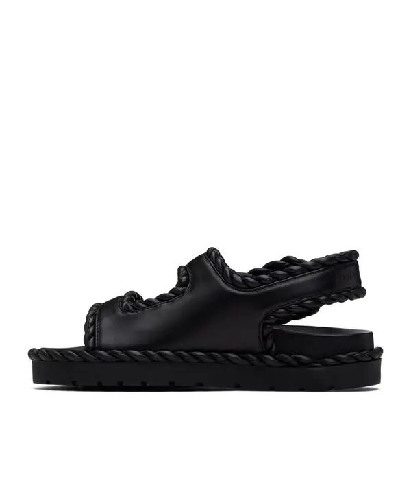 Bottega Veneta Jack Woven Flat Sandals