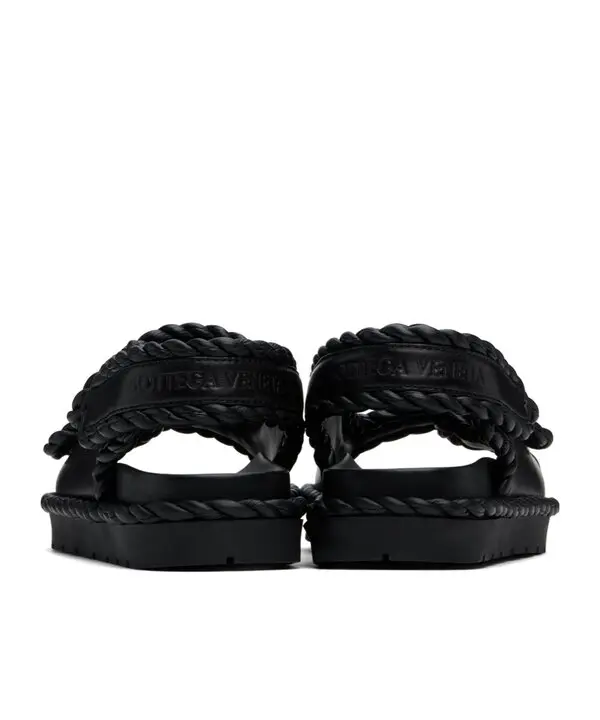 Bottega Veneta Jack Woven Flat Sandals