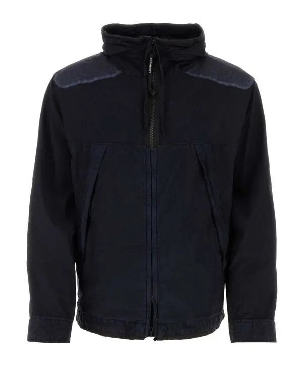 C.P. COMPANY Zip-up Hooded Panelled Windbreaker
