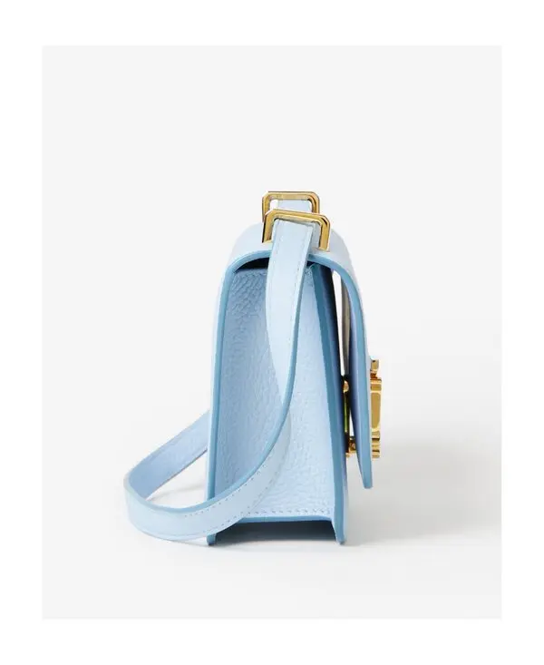 Burberry Mini Tb Bag In Grained Leather