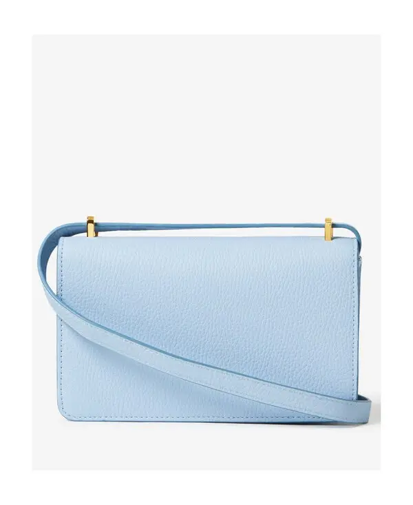 Burberry Mini Tb Bag In Grained Leather
