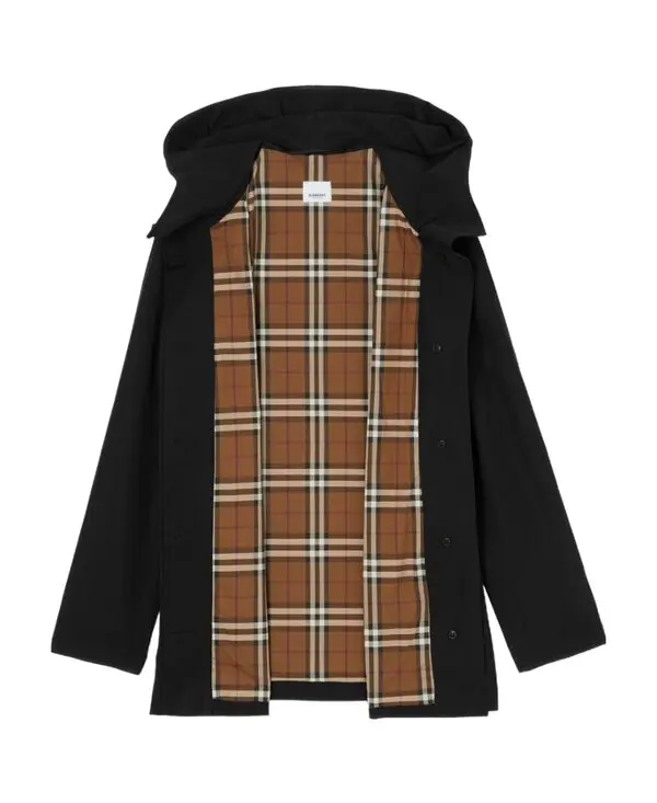 Burberry Belted-waist Hooded Coat