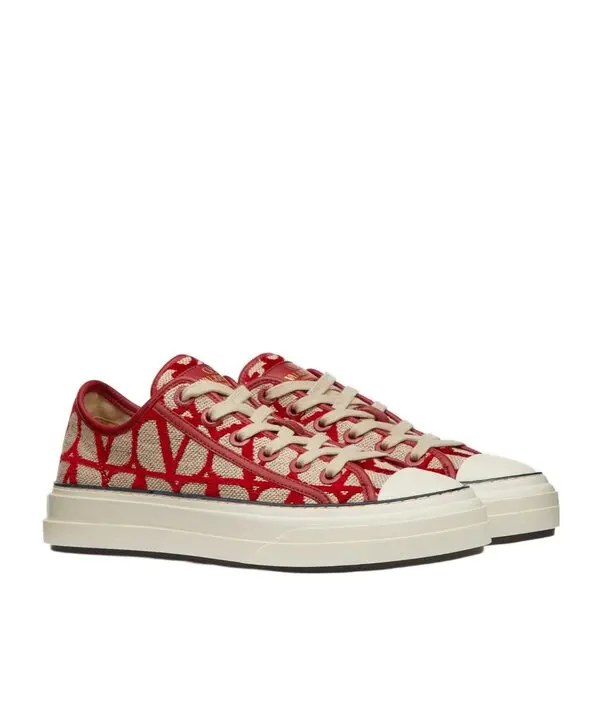 Valentino Garavani Toile Iconographe Totaloop Low-top Trainers