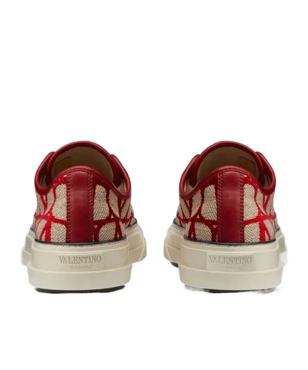 Valentino Garavani Toile Iconographe Totaloop Low-top Trainers