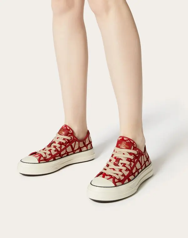 Valentino Garavani Toile Iconographe Totaloop Low-top Trainers