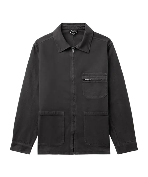 A.p.c. Connor Zipped Denim Jacket