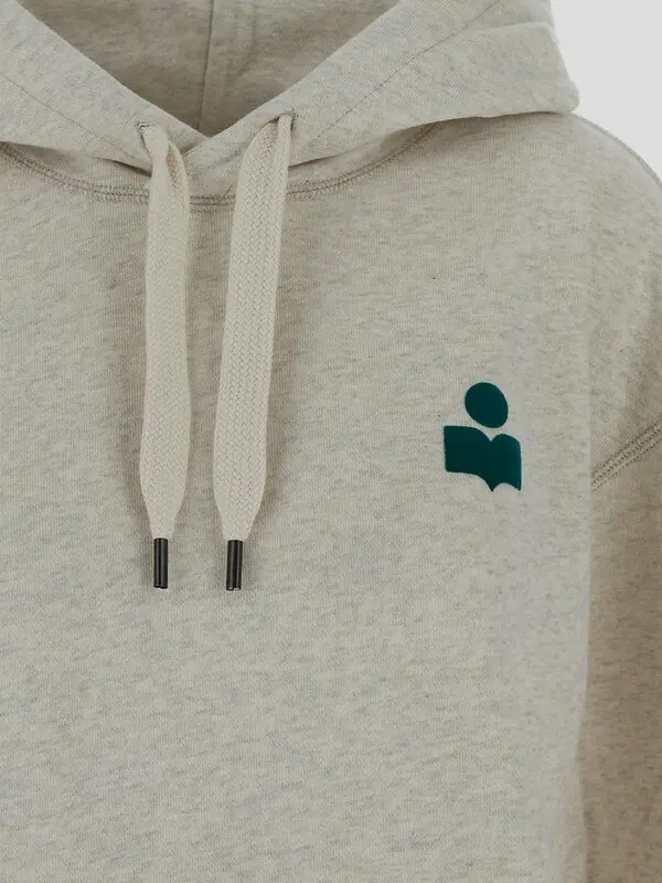 Isabel Marant Étoile Logo Printed Drawstring Hoodie