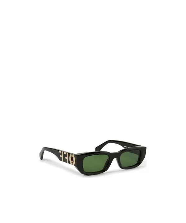 Off-White Rectangular Frame Sunglasses
