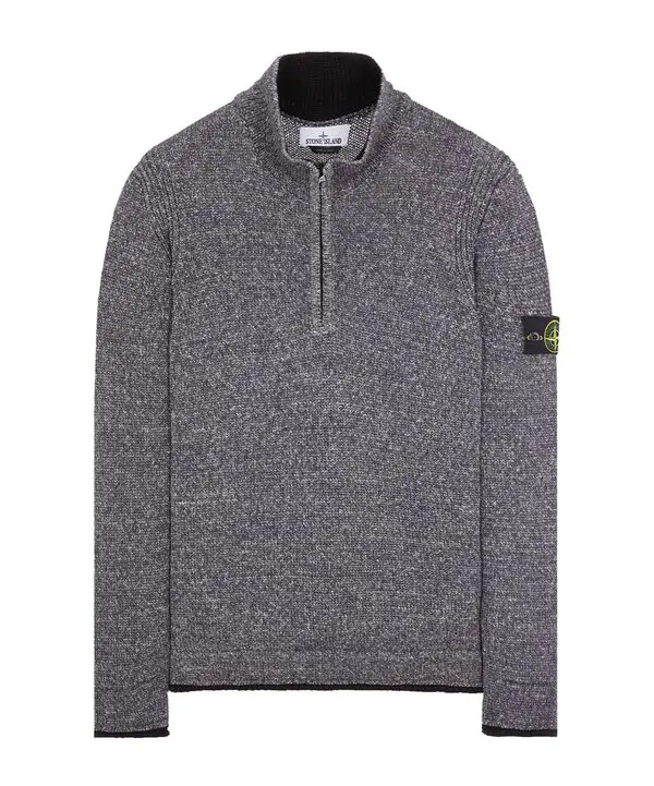 Stone Island Compass Patch Knitted Jumper