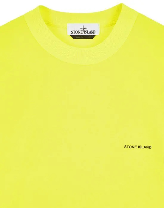 Stone Island Logo Printed Crewneck T-shirt