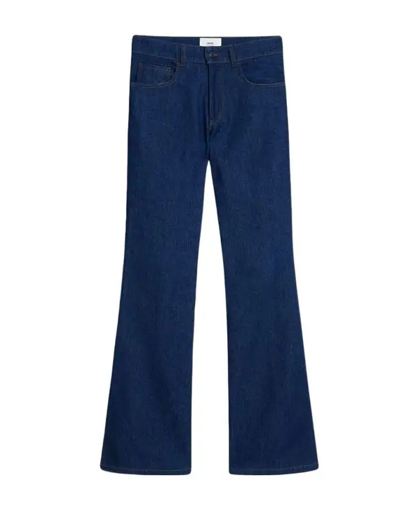 AMI Paris Flare Fit Low-rise Jeans