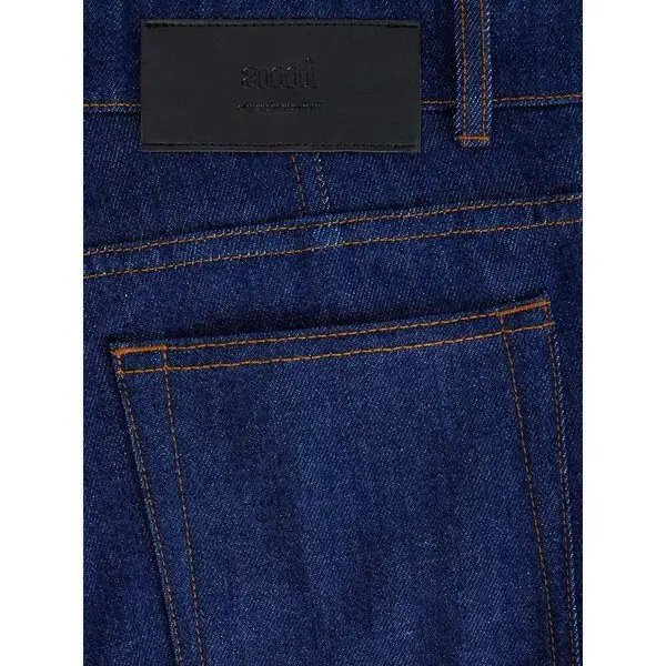 AMI Paris Flare Fit Low-rise Jeans