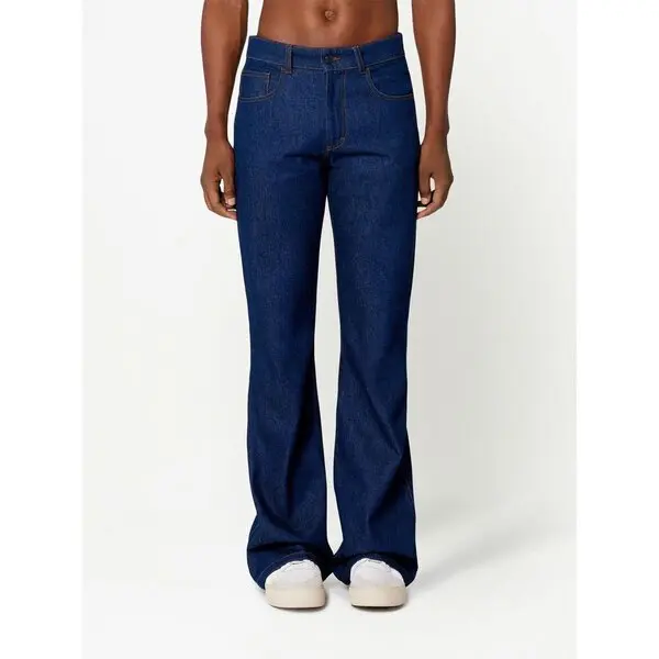 AMI Paris Flare Fit Low-rise Jeans