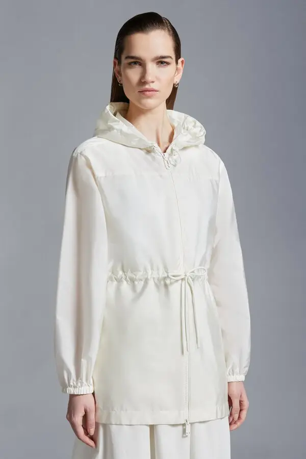 Moncler Filira Hooded Jacket With Drawstring Waist And Zipper Pockets