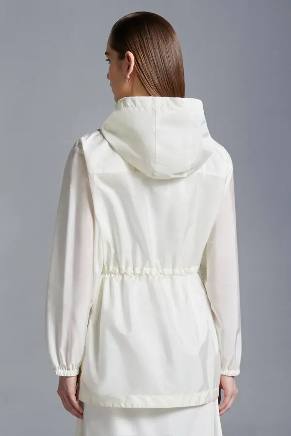 Moncler Filira Hooded Jacket With Drawstring Waist And Zipper Pockets