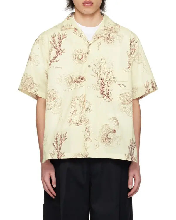 WOOYOUNGMI Printed Short-sleeved Shirt