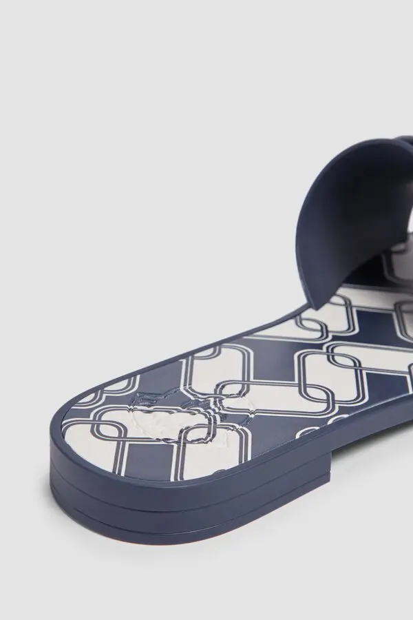 Moncler Patterned Slip-on Slides