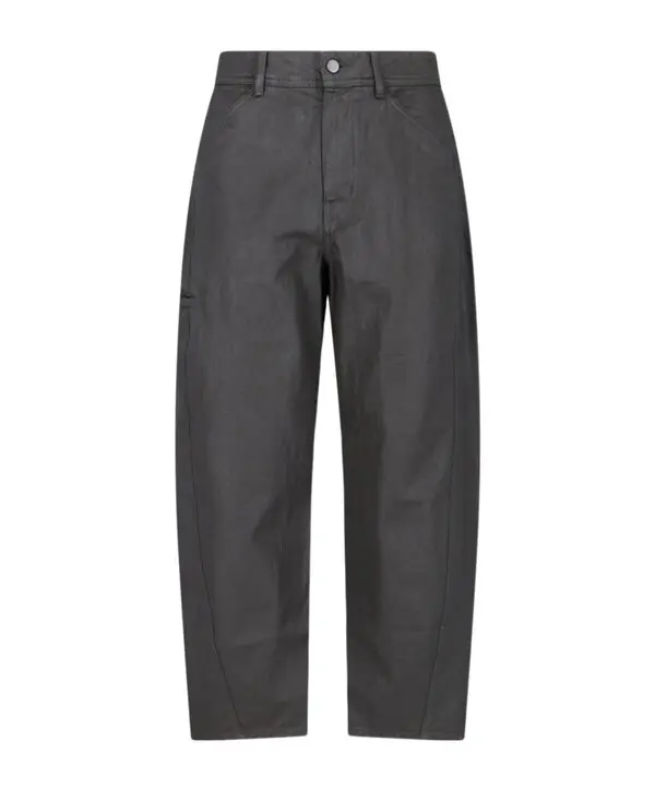 LEMAIRE Belted Cotton Trousers