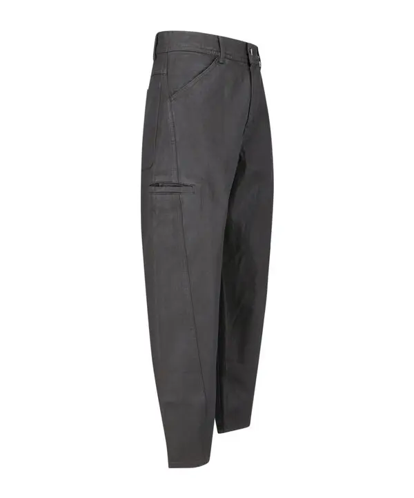 LEMAIRE Belted Cotton Trousers