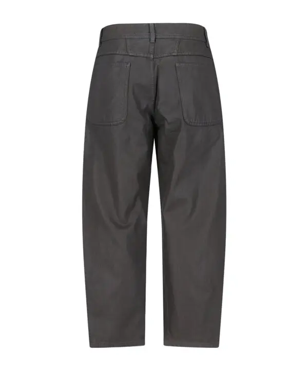 LEMAIRE Belted Cotton Trousers