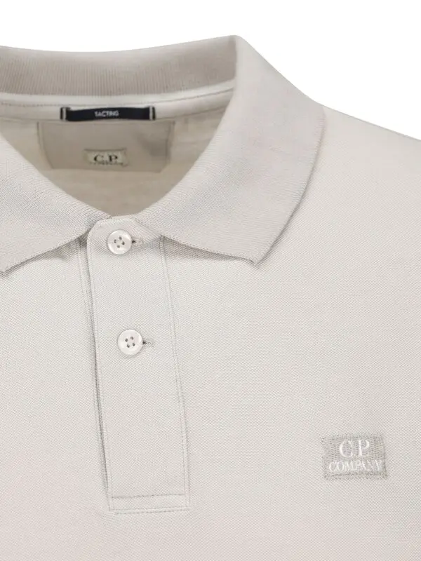 C.P. COMPANY Embroidered-logo Cotton Polo Shirt