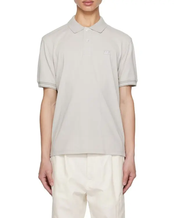 C.P. COMPANY Embroidered-logo Cotton Polo Shirt