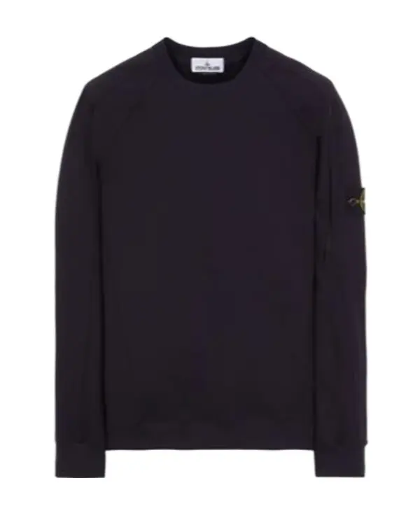 Stone Island Compass Motif Long Sleeve Sweatshirt
