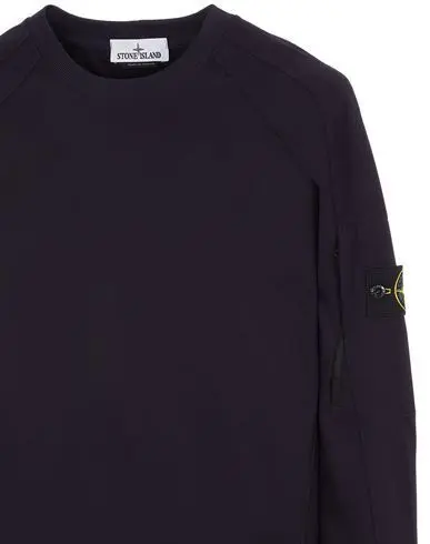Stone Island Compass Motif Long Sleeve Sweatshirt