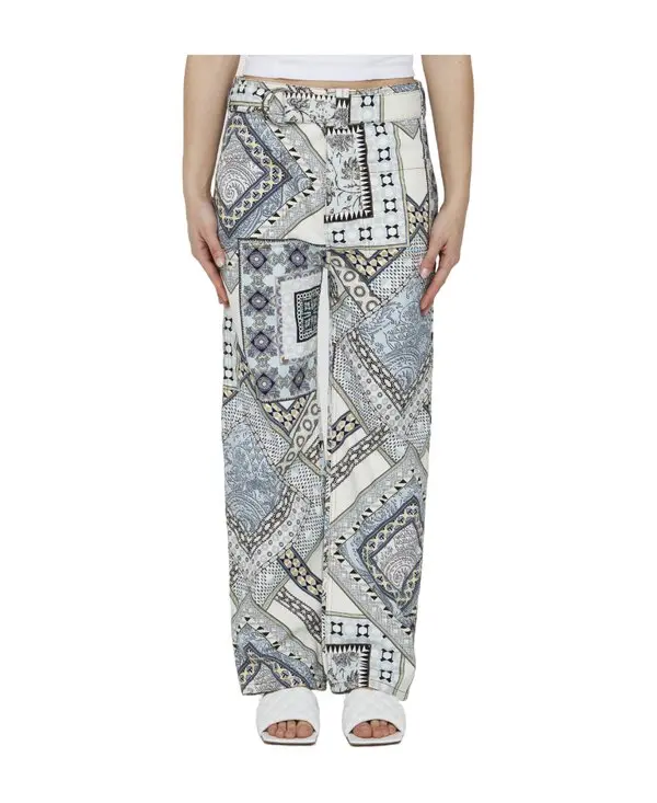 Etro Paisley Print Tailored Trousers
