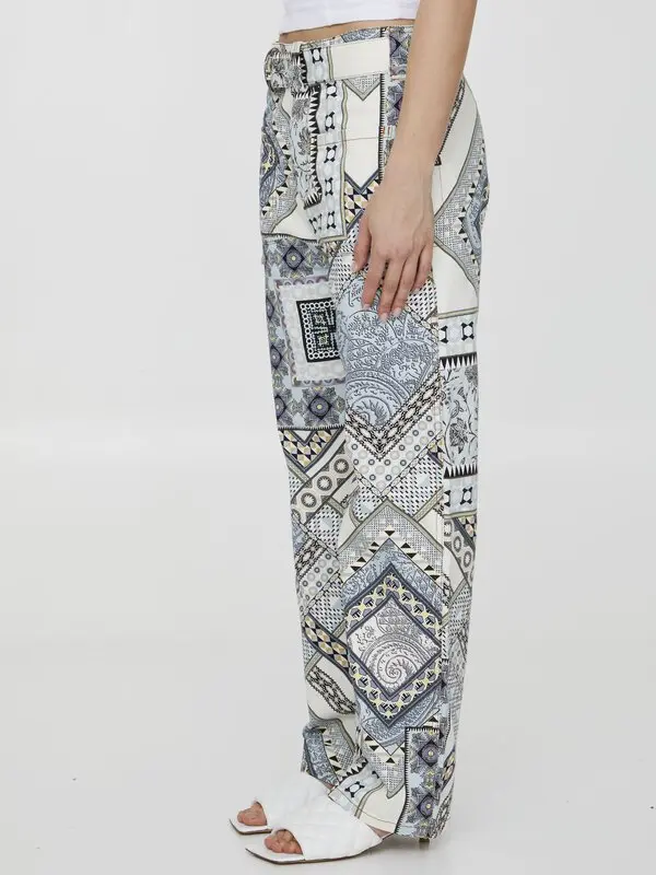 Etro Paisley Print Tailored Trousers