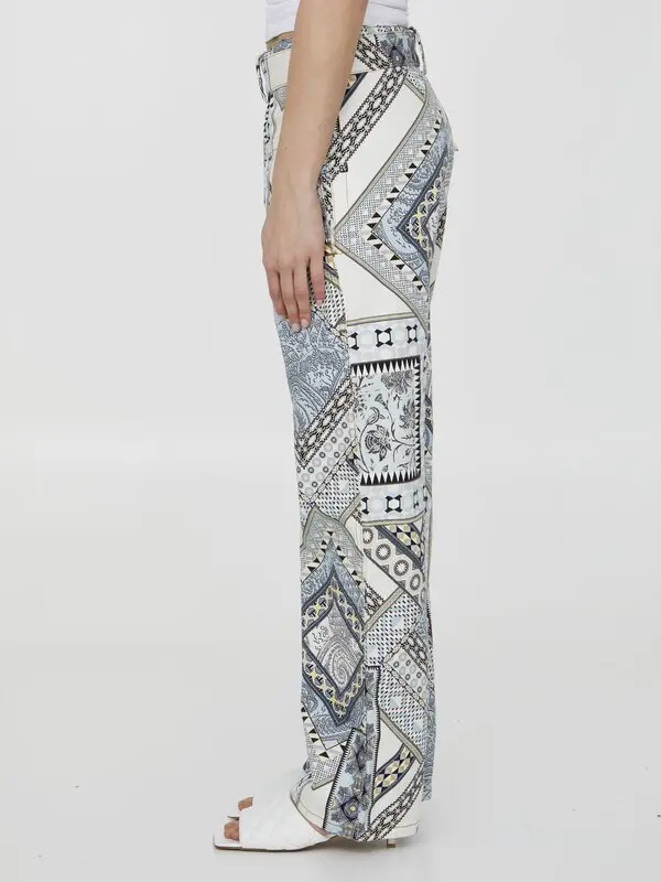 Etro Paisley Print Tailored Trousers