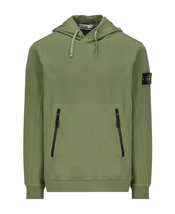 Stone Island 60452 Zip-pocket Hoodie