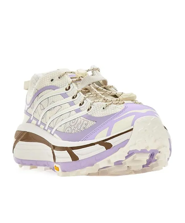 Hoka One One Round Toe Lace-up Sneakers