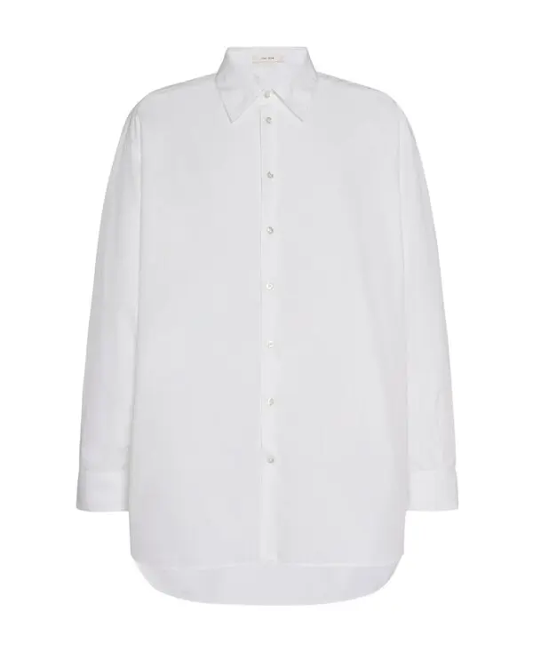 THE ROW Lukre Long-sleeve Cotton Shirt