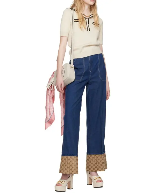 Gucci Blondie Small Shoulder Bag - White