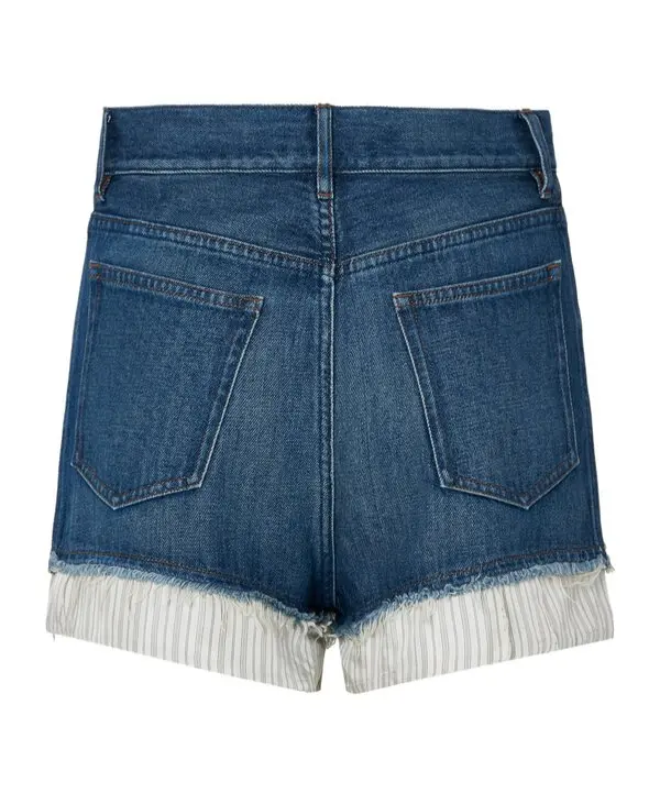 A.p.c. Mid-rise Layered Denim Shorts