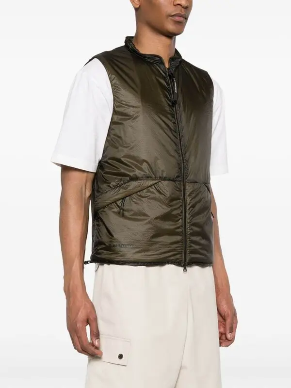 C.P. COMPANY Nada Shell Lens-detail Vest - Green