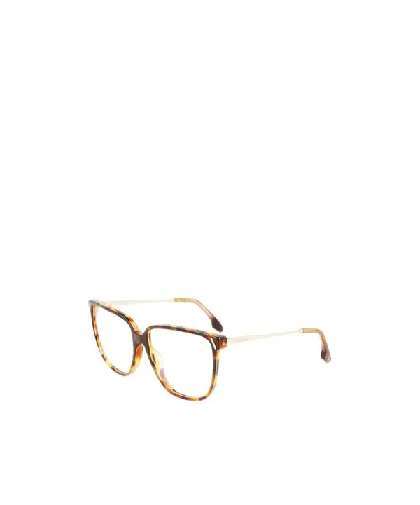 Victoria Beckham Tortoiseshell-effect Square Frame Eyeglasses