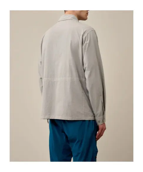 C.P. COMPANY Lens-detail Shirt Jacket - Gray