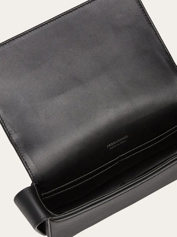 FERRAGAMO Gancini Buckle Messenger Bag