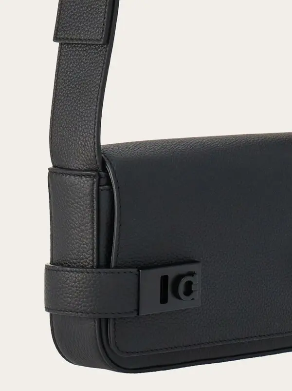 FERRAGAMO Gancini Buckle Messenger Bag