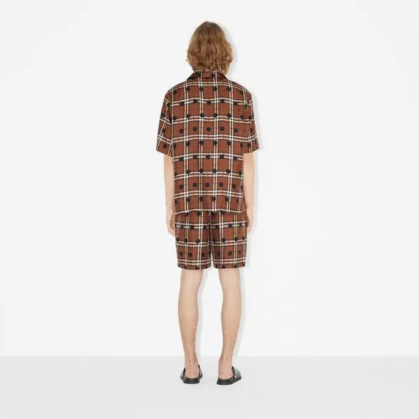 Burberry Vintage Checked Straight Hem Shorts