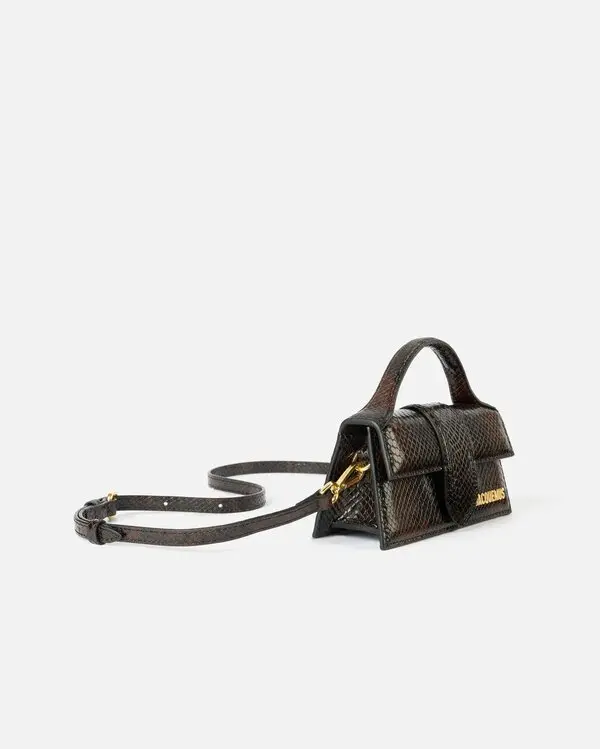 Jacquemus Embossed Logo Lettering Mini Shoulder Bag