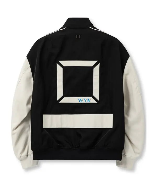 WOOYOUNGMI Long-sleeved Zipper Jacket With Patches