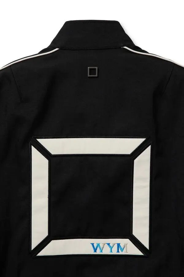WOOYOUNGMI Long-sleeved Zipper Jacket With Patches